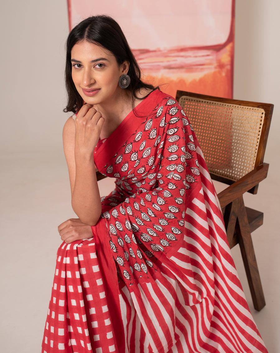 Shop Mul Mul Cotton Sarees Online | Phutari