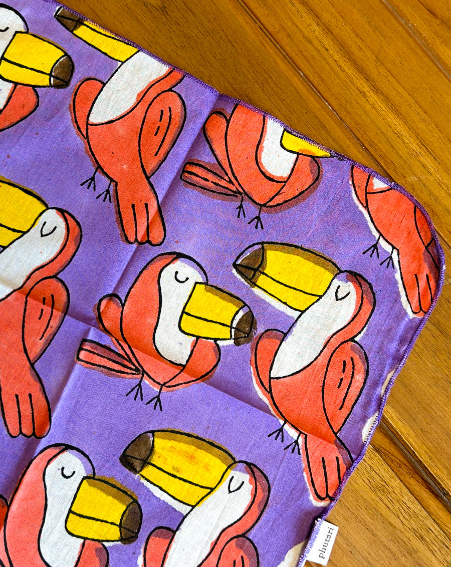 Set of 5 Cotton Baby Mulmul Handkerchief – Phutari