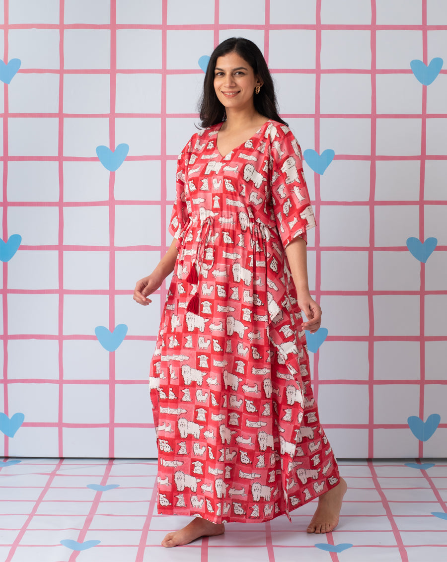 Buy Cotton Kaftan Dresses For Women | Phutari | Woof Maxi